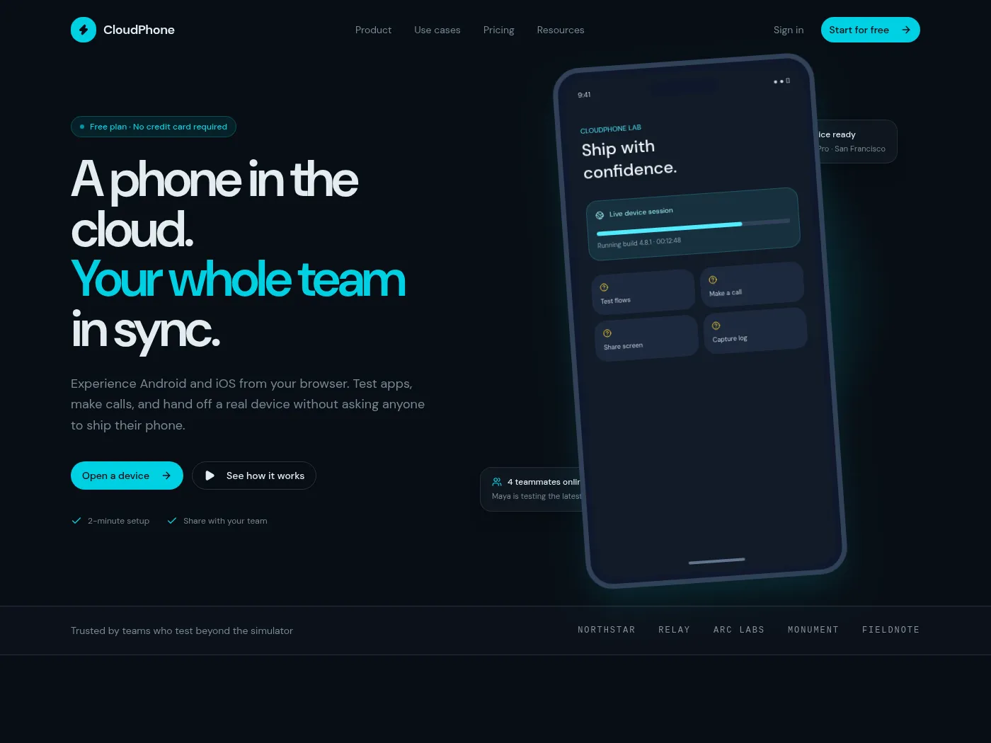 CloudPhone Team Edition