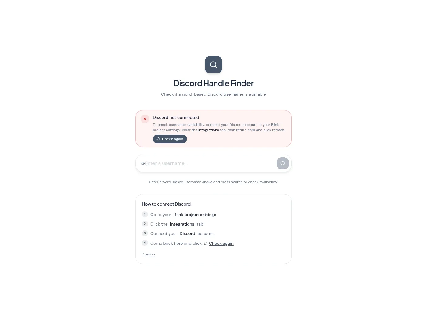 Wordy Discord Handle Finder