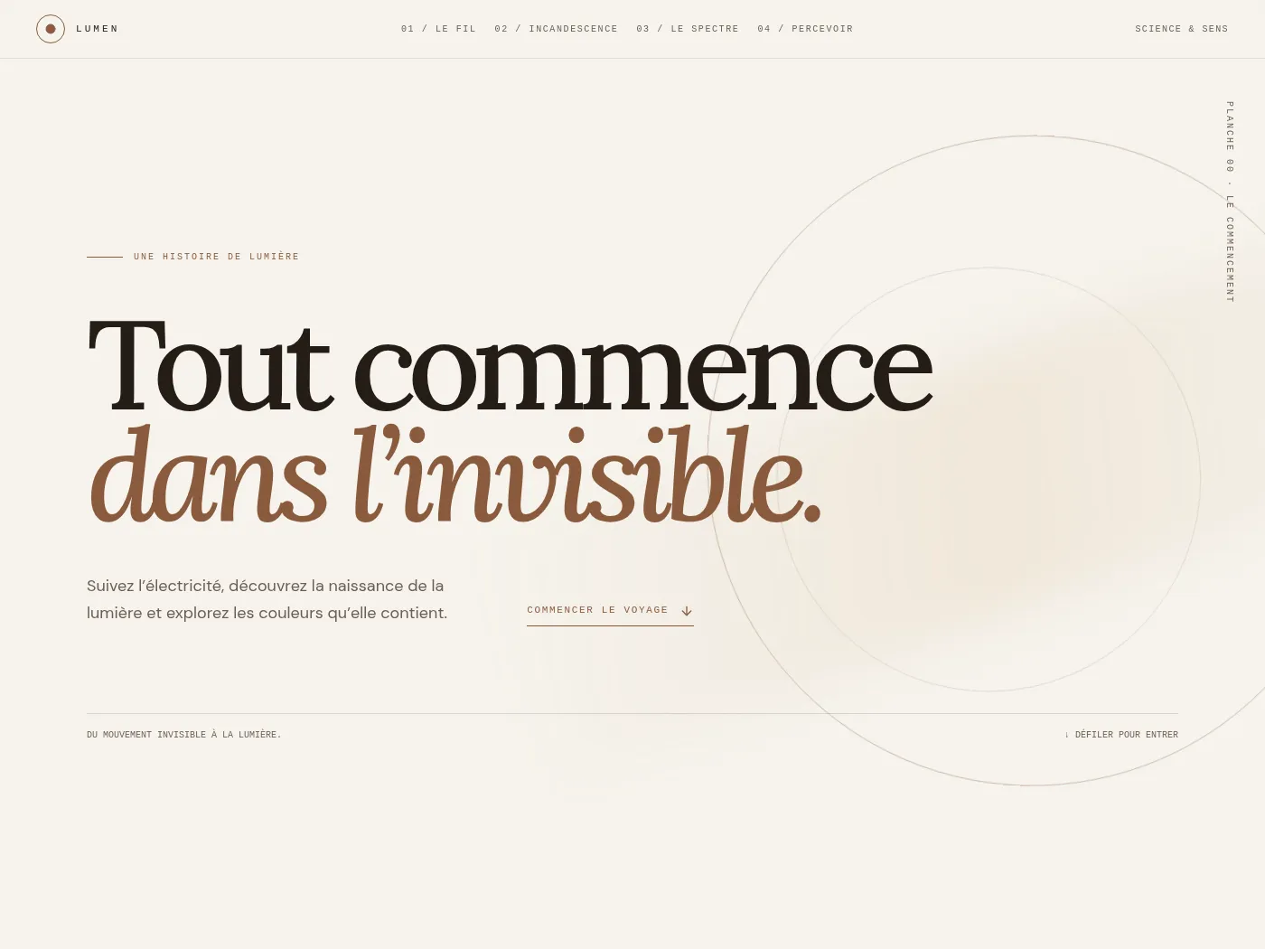 LUMEN — Le Voyage de la Lumière