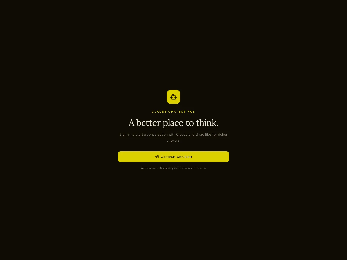 Claude Chatbot Hub