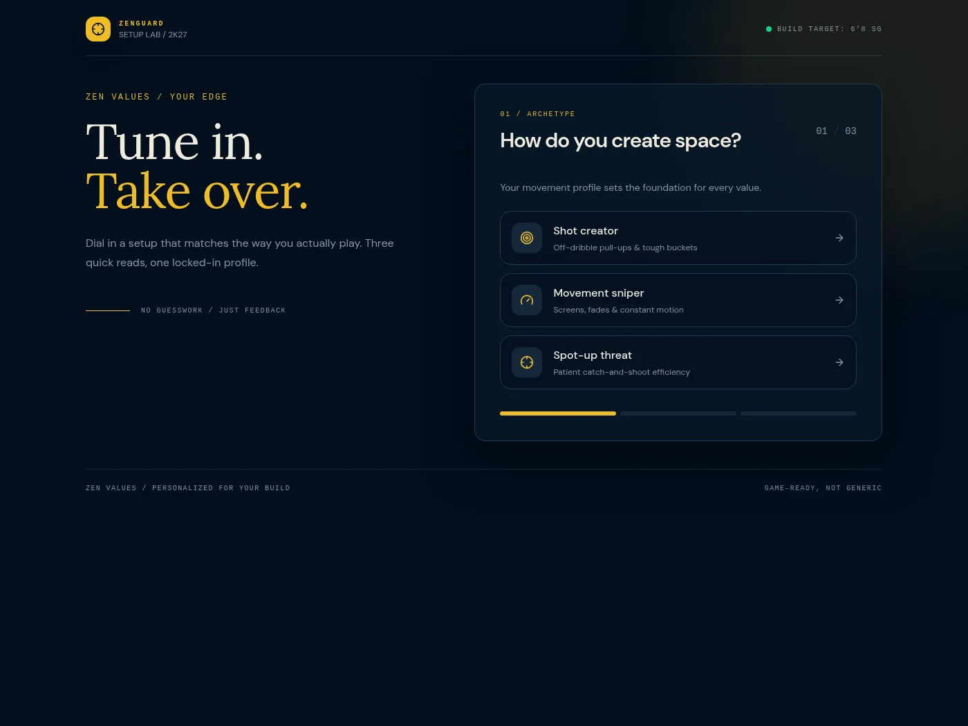 ZenGuard Roster Setup