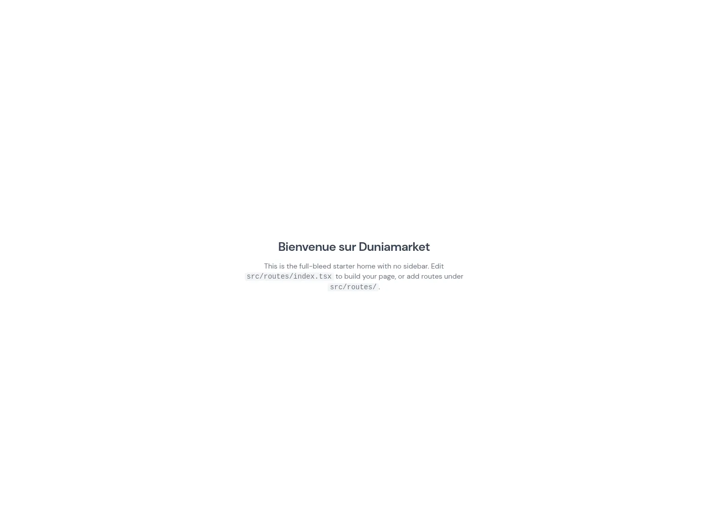 Duniamarket App Refresh