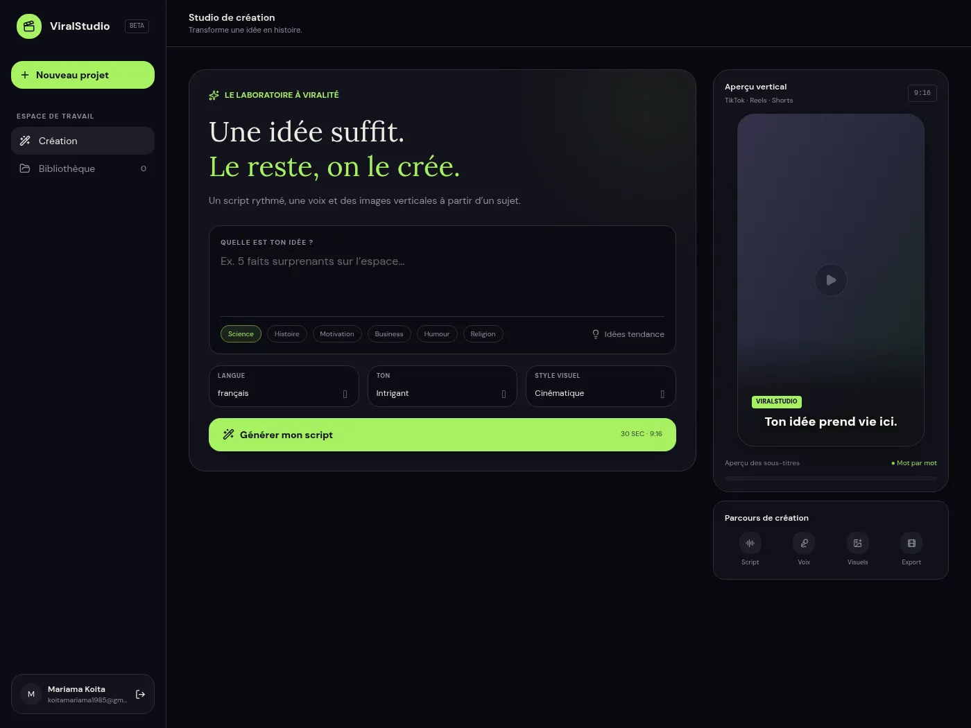 ViralStudio AI Video Maker