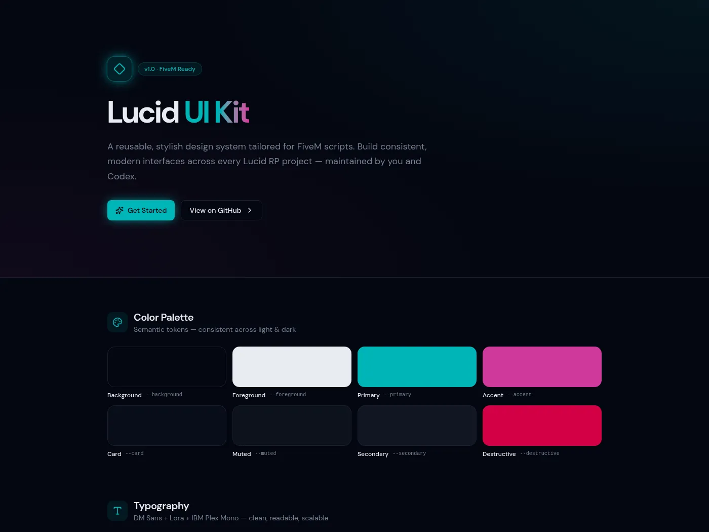 Lucid FiveM UI Kit