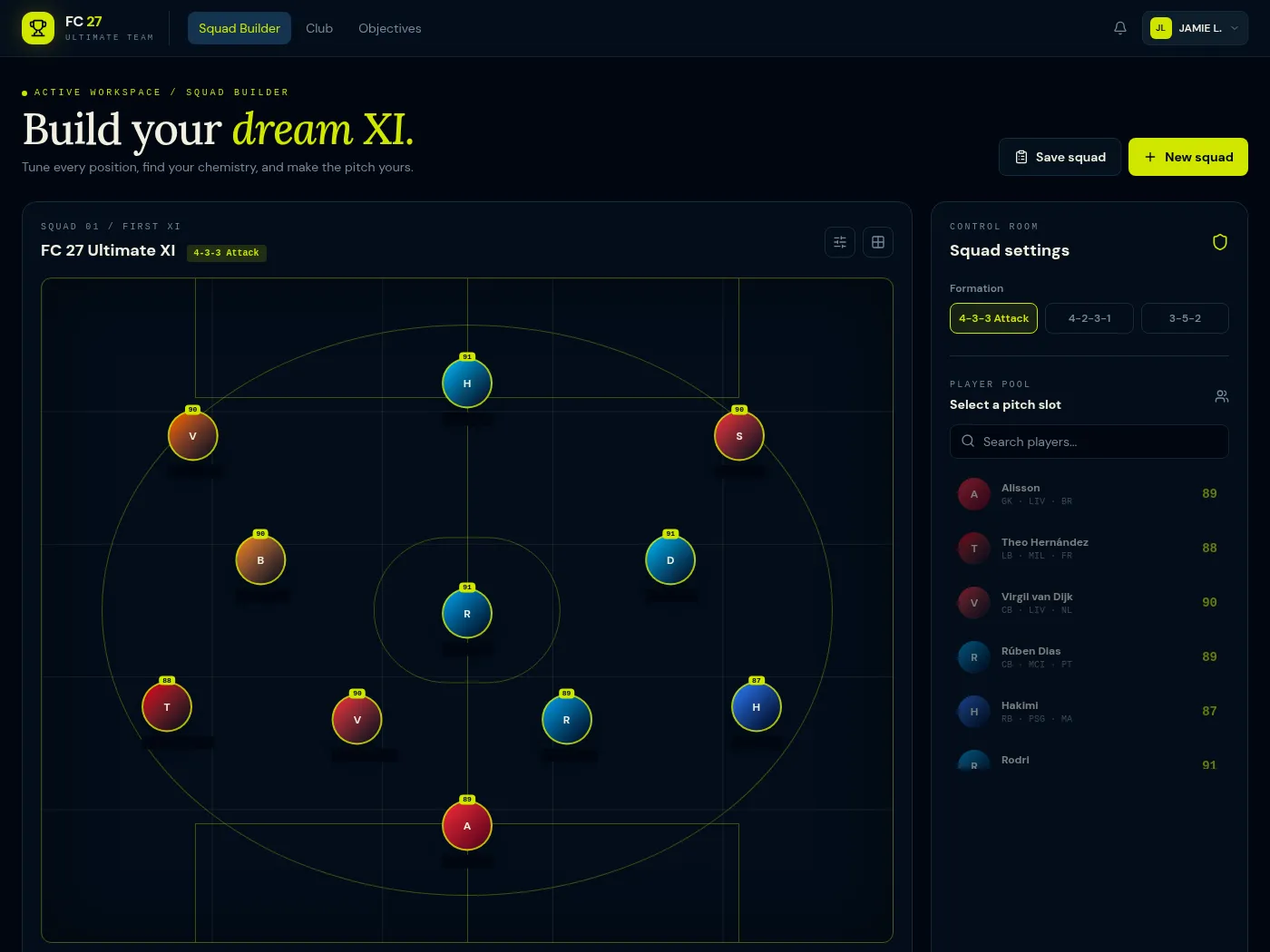 Football Ultimate Builder