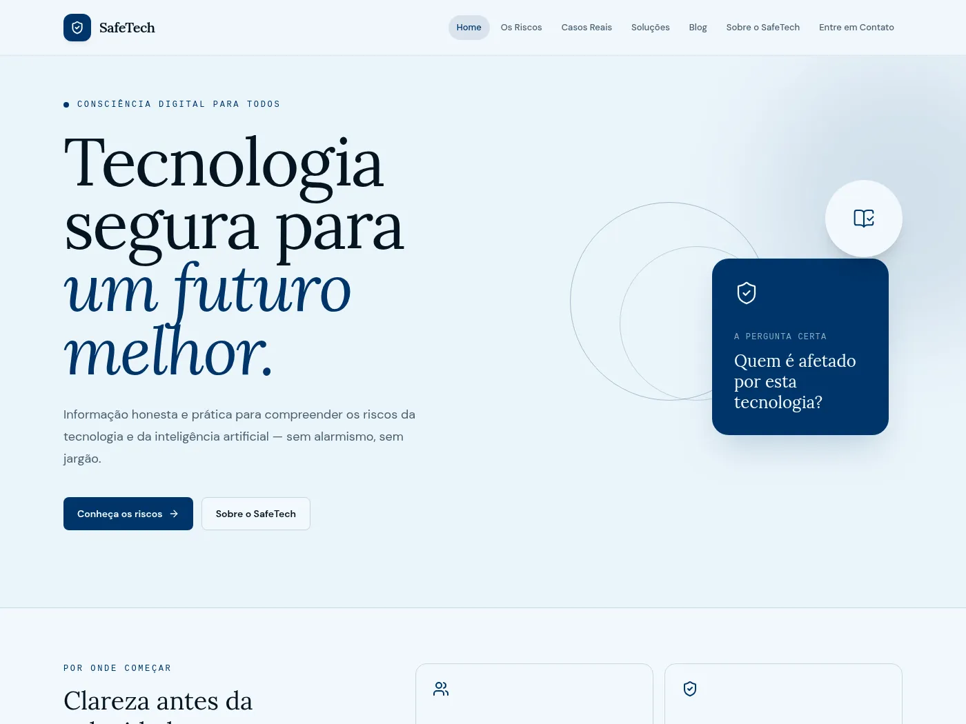 SafeTech Institucional