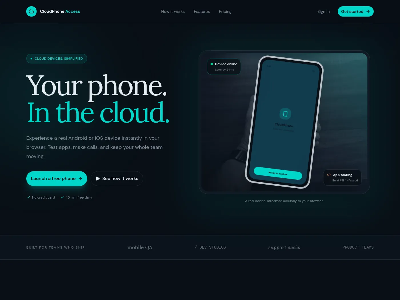 CloudPhone Access