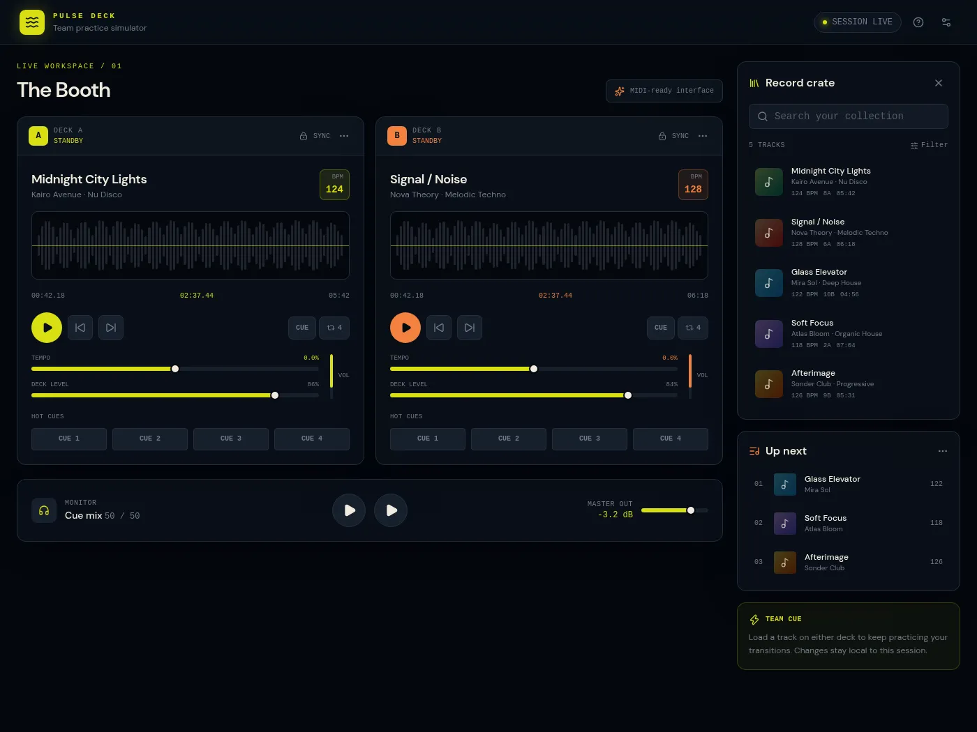 DJ Deck Simulator