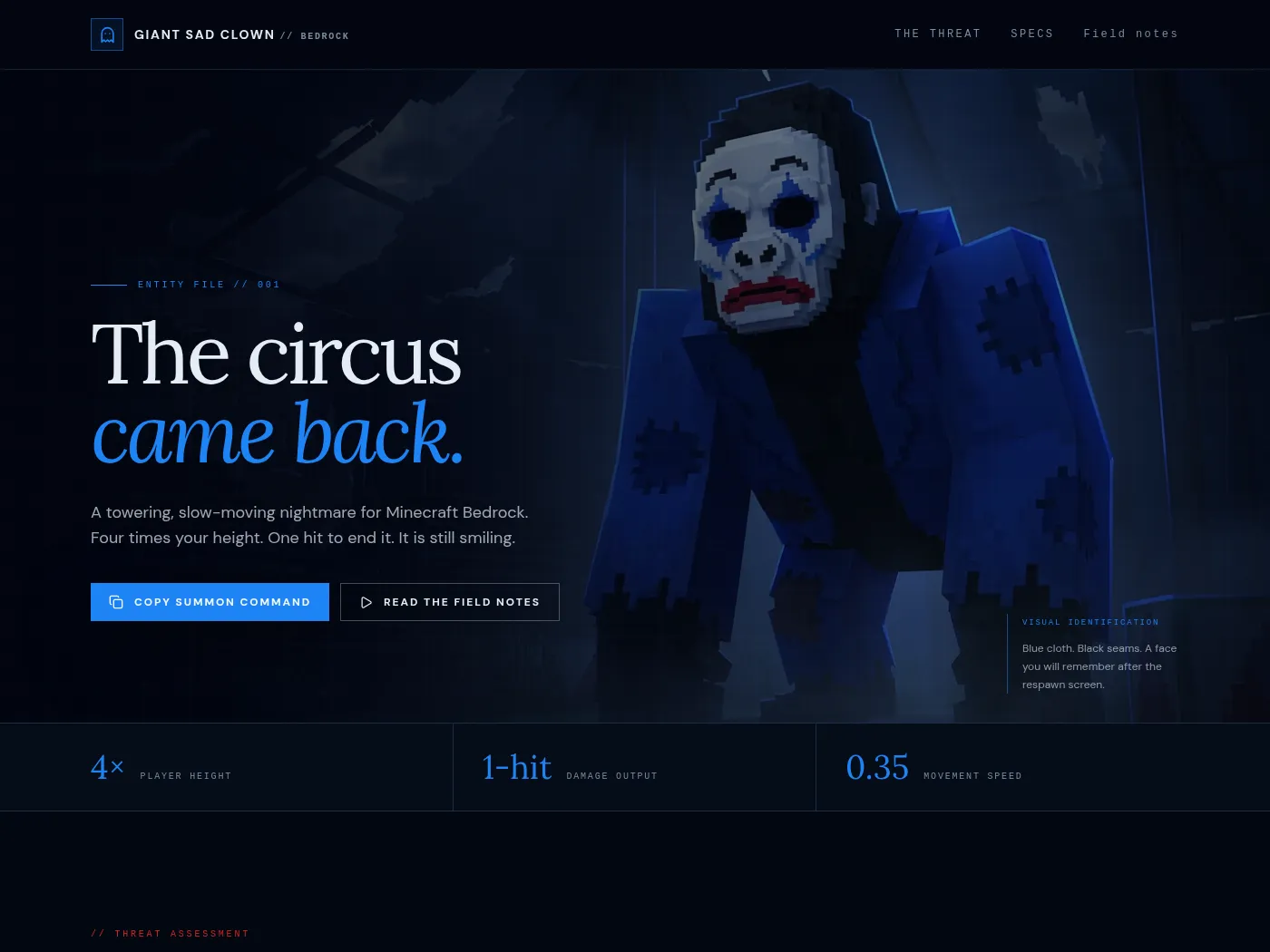 Giant Sad Clown Mod