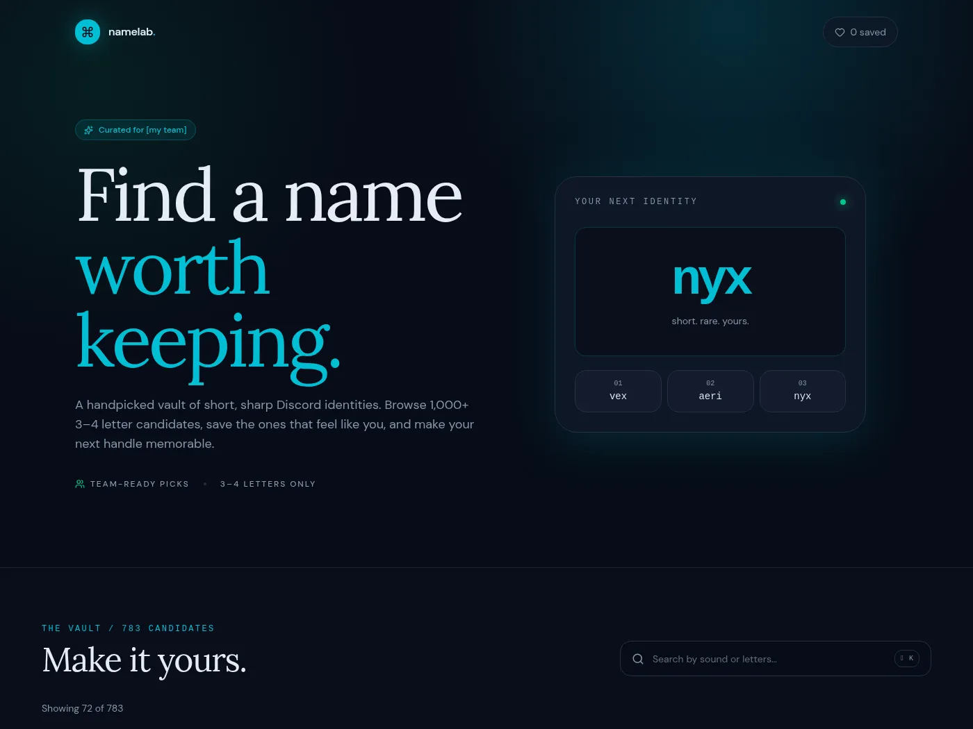 Discord Name Finder