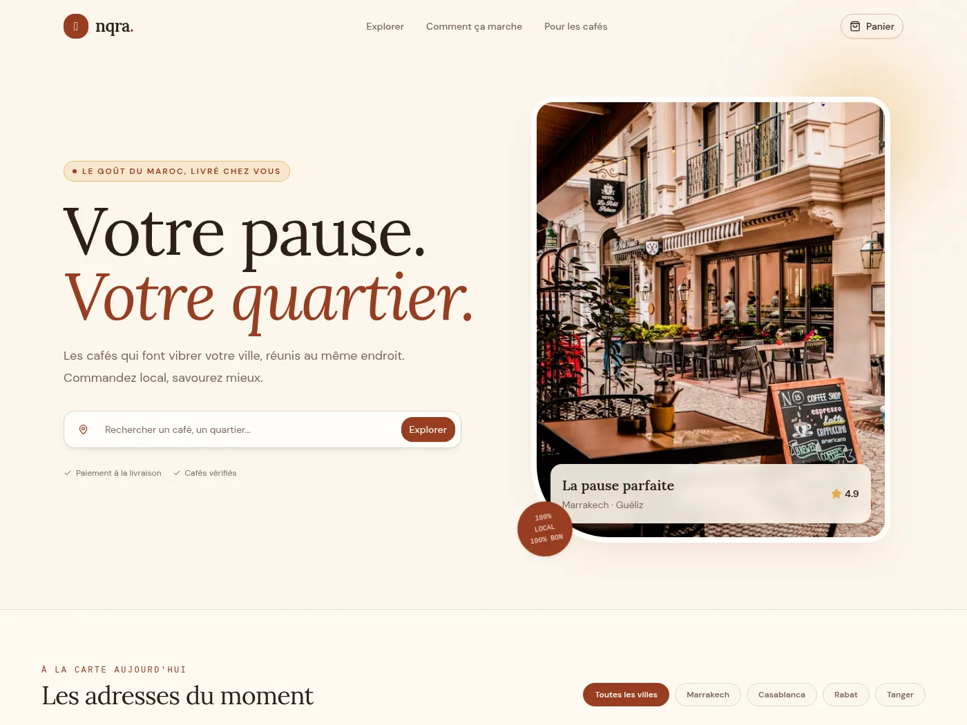 Moroccan Café SaaS