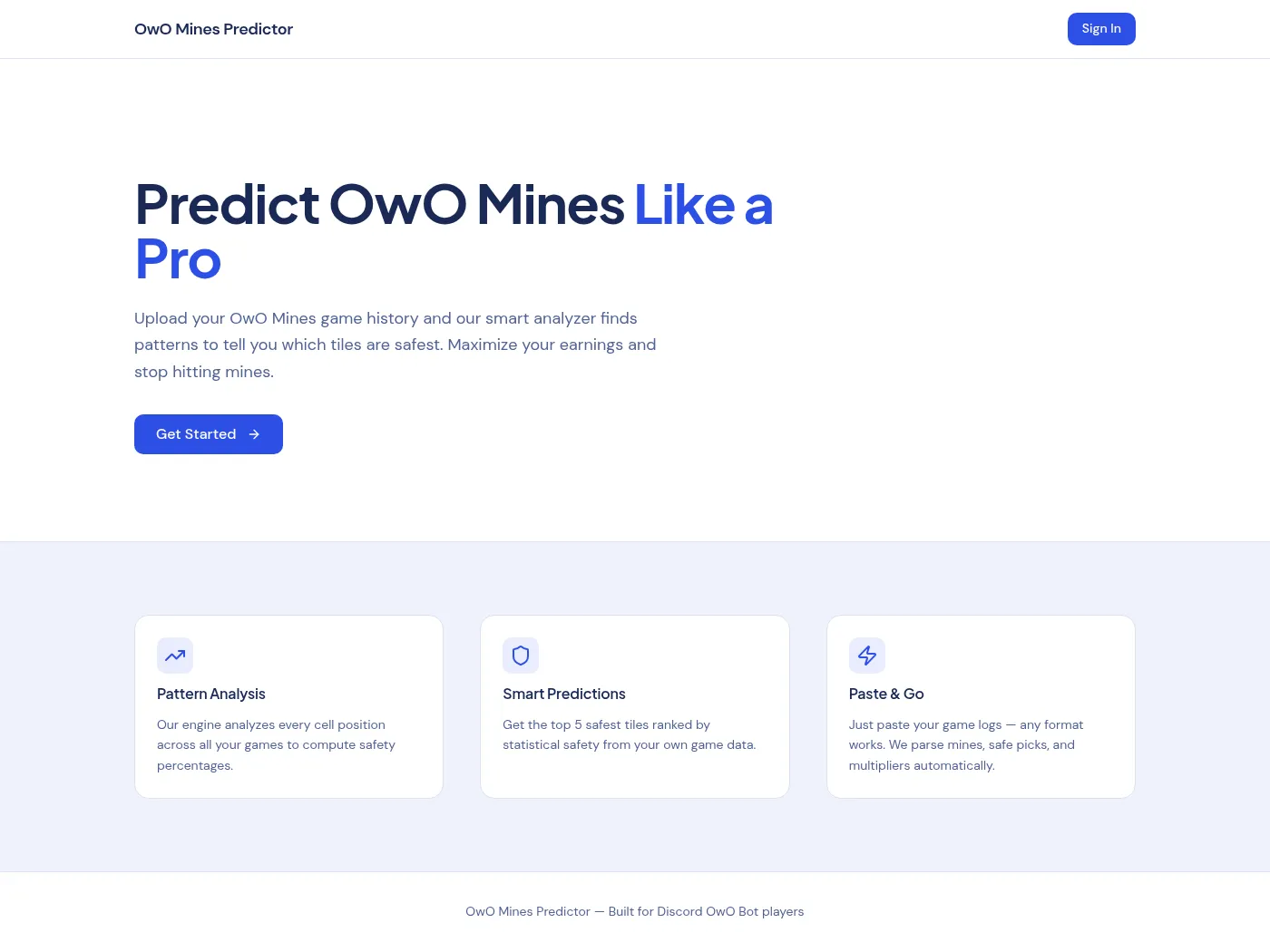 OwO Mines Predictor