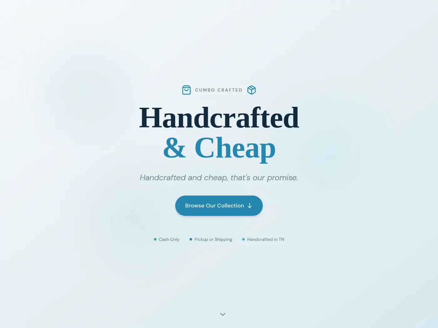 Cumbo Crafted Storefront