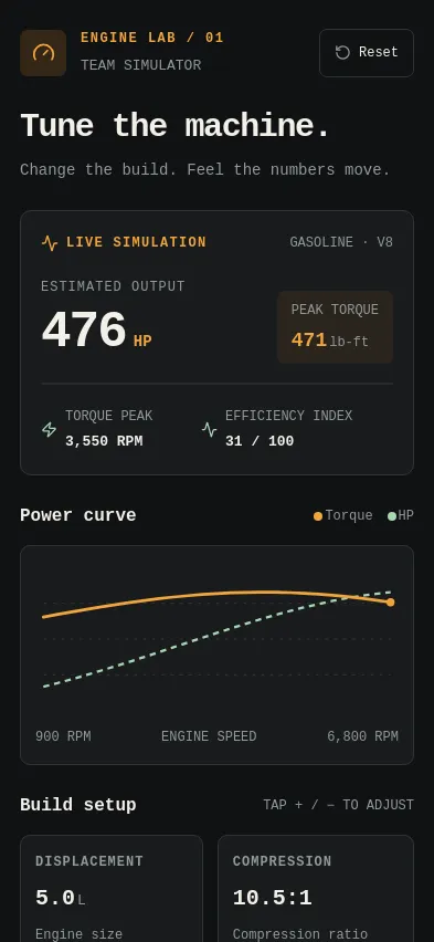 EngineSim Mobile