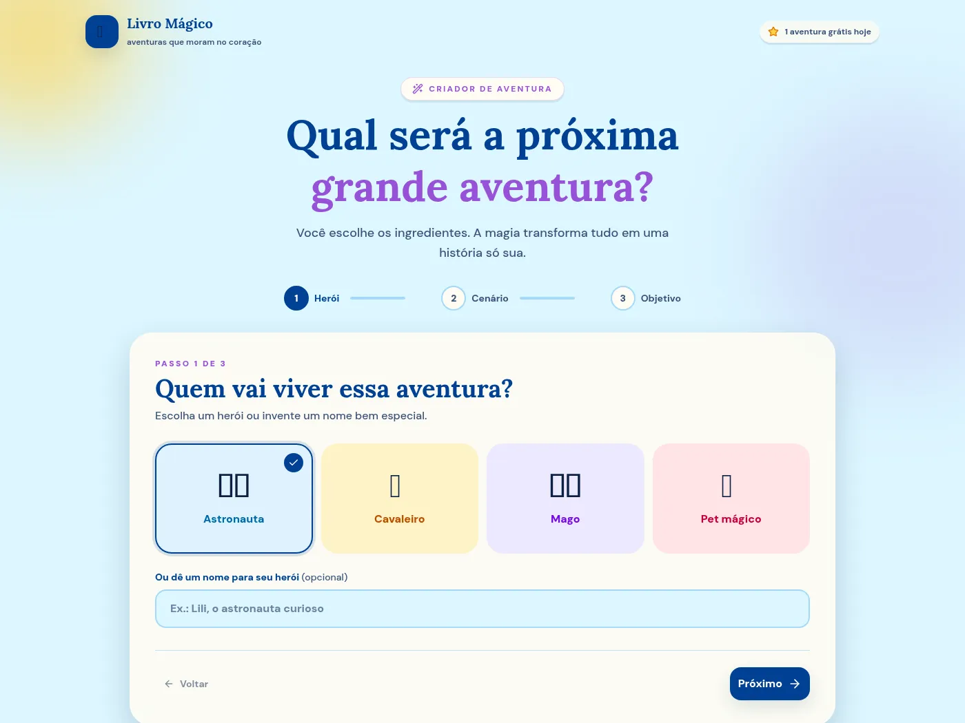 Livro Mágico Infantil