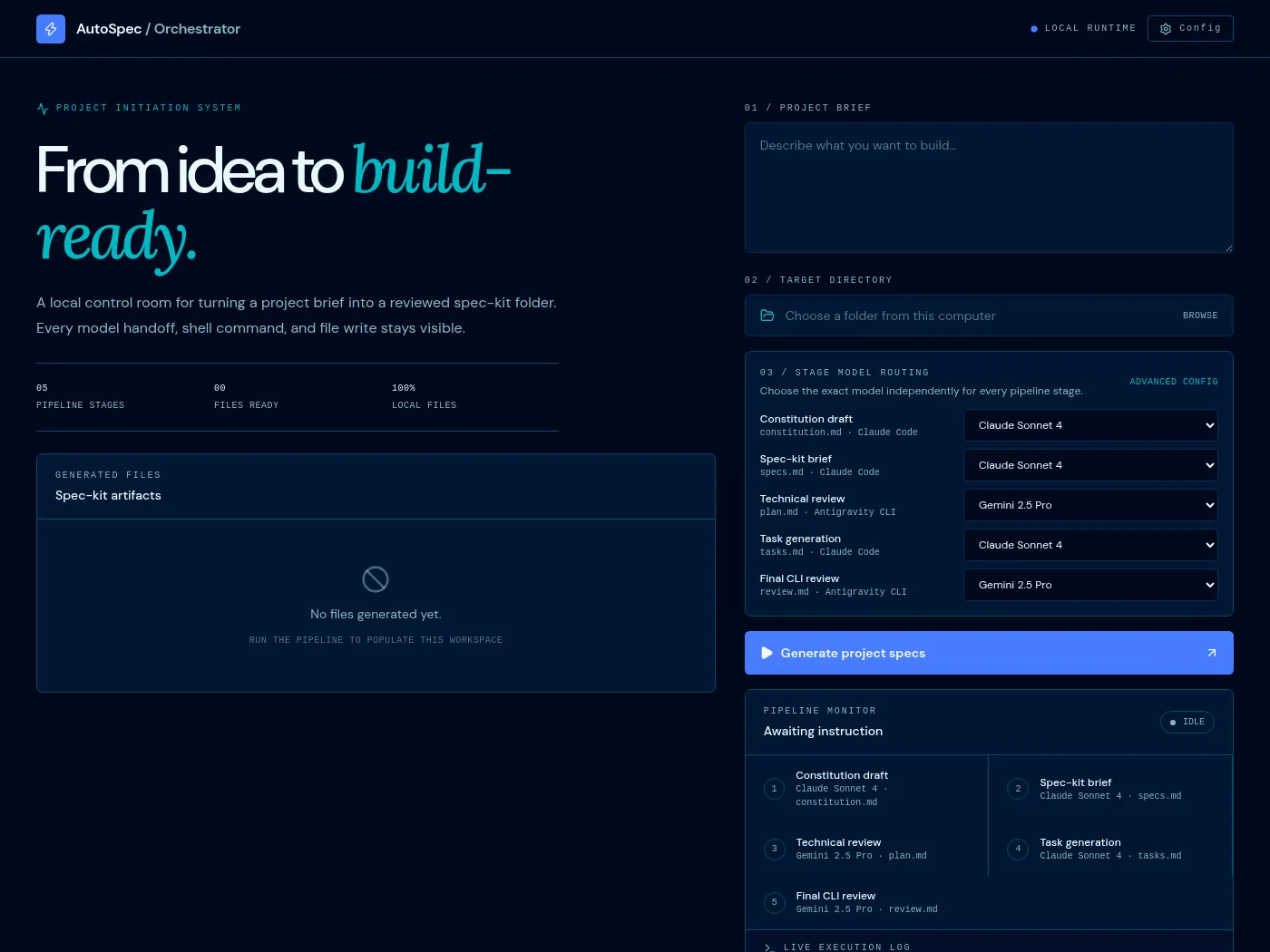 AutoSpec Orchestrator