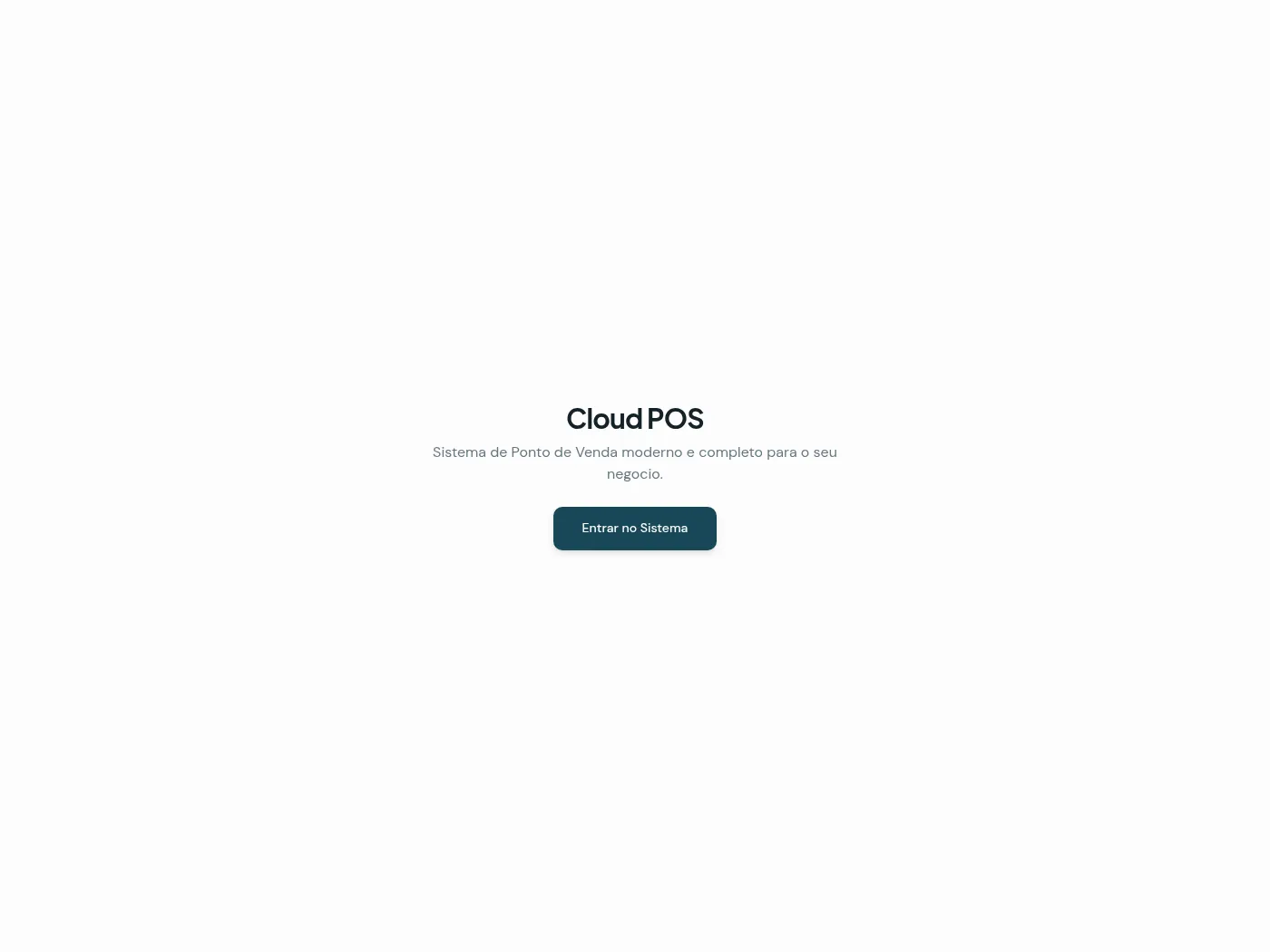 Modern Cloud POS System