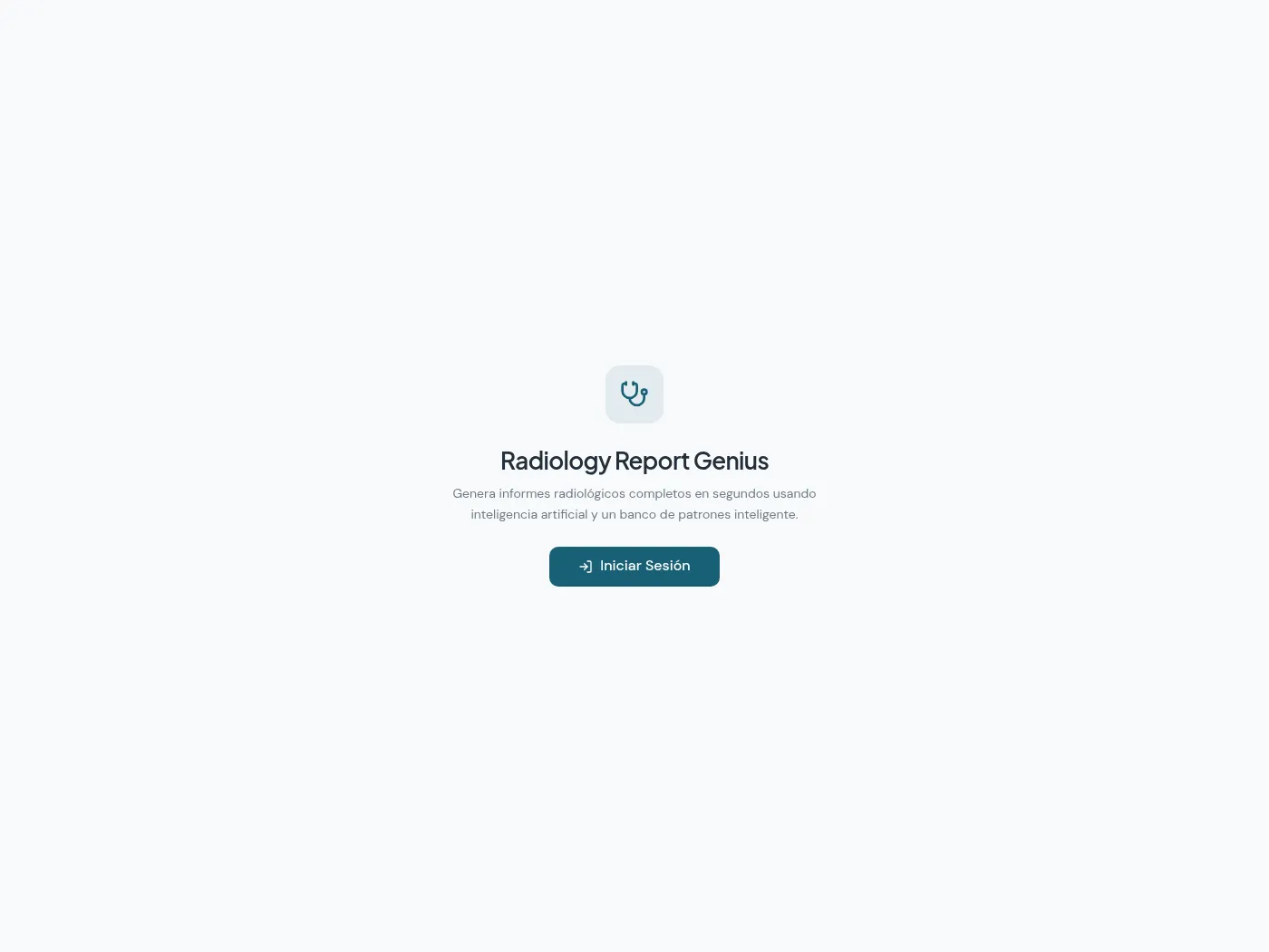 Radiology Report Genius
