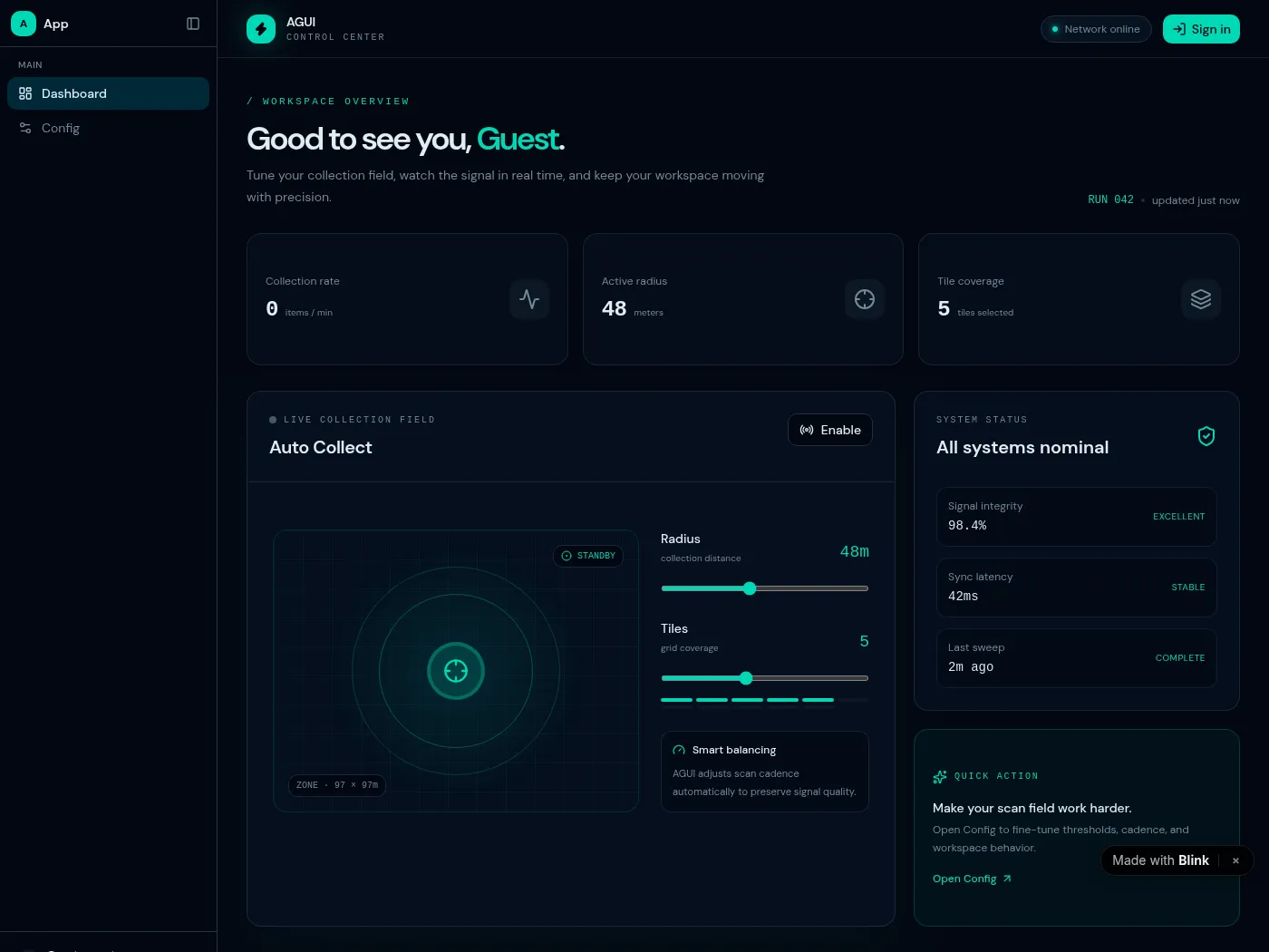 Smooth AGUI Dashboard