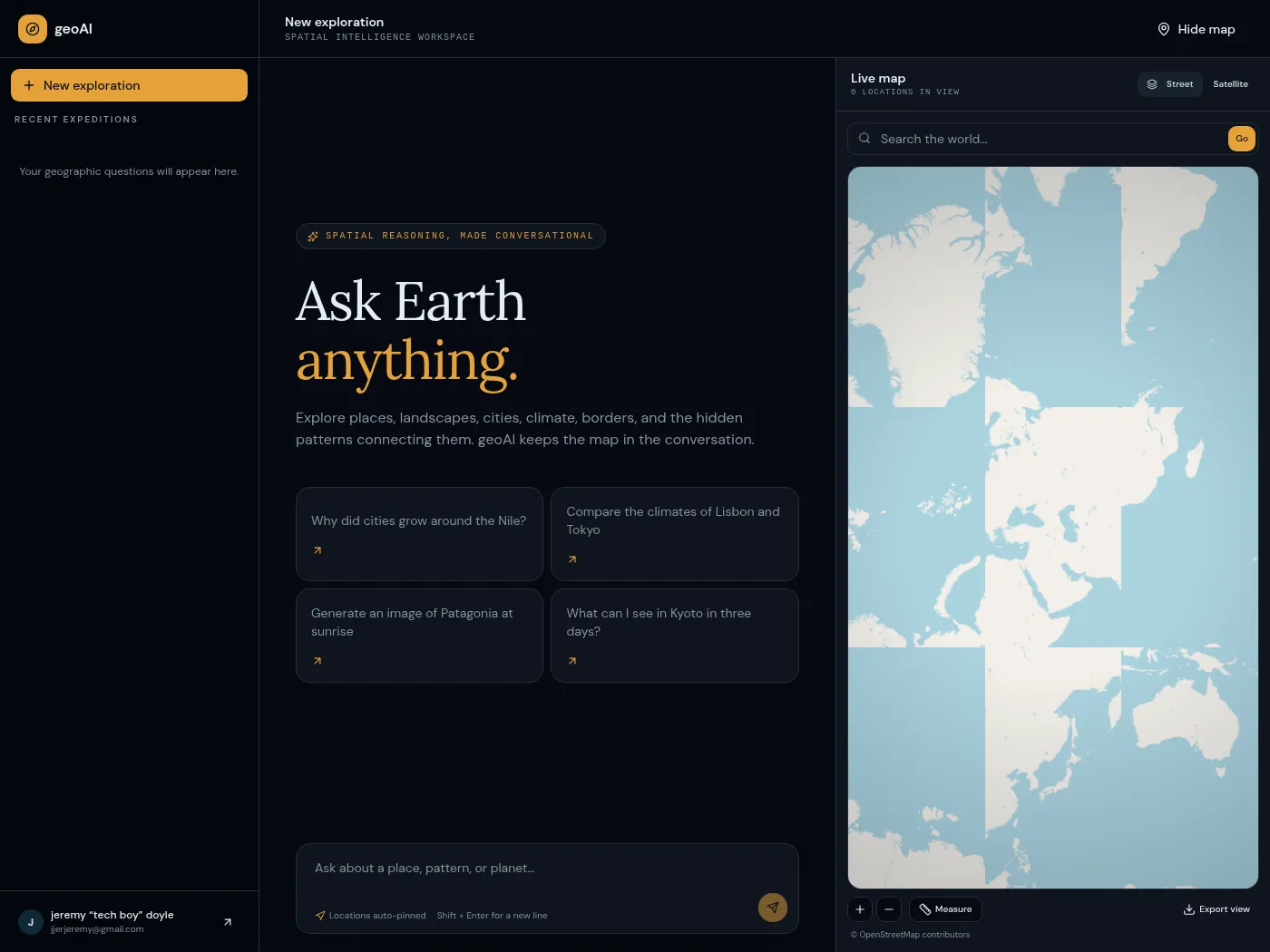 geoAI Chat Assistant