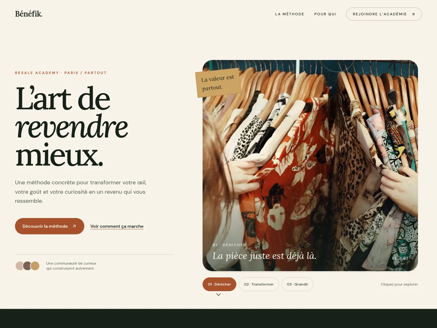 Bénéfik Resale Academy