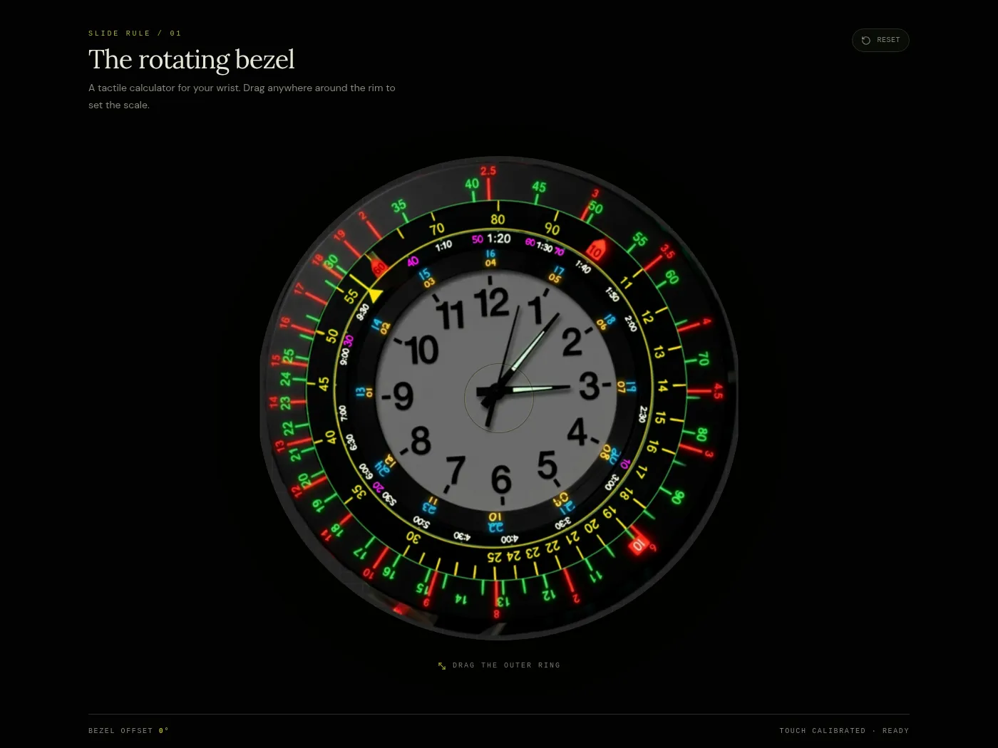 SlideRule Watch Face