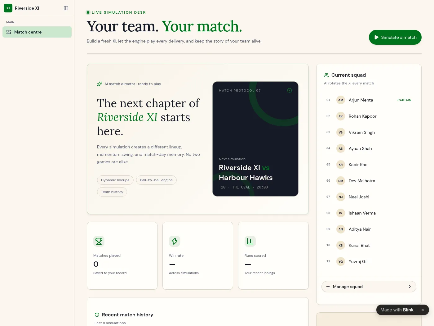 Cricket Simulate Pro