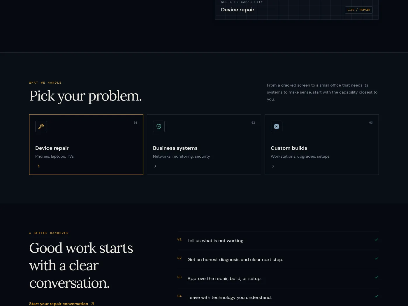 Kartell Repair Web