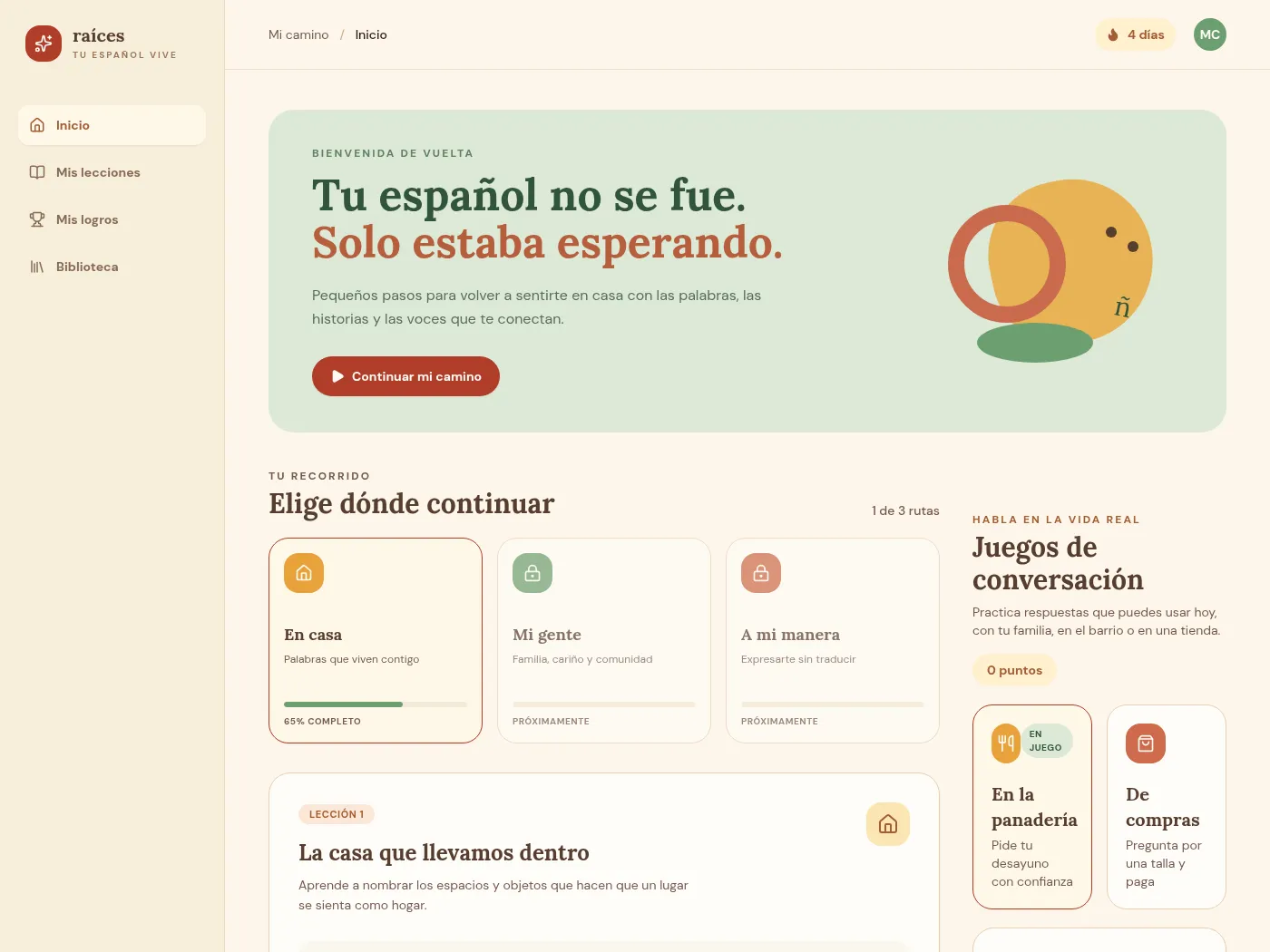 Spanish Reconnect