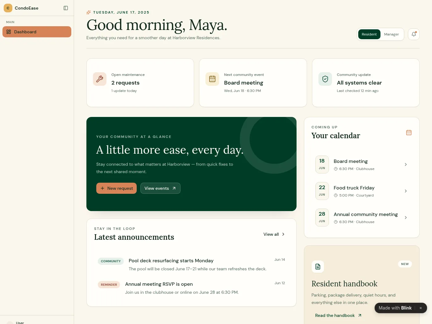 CondoEase Manager