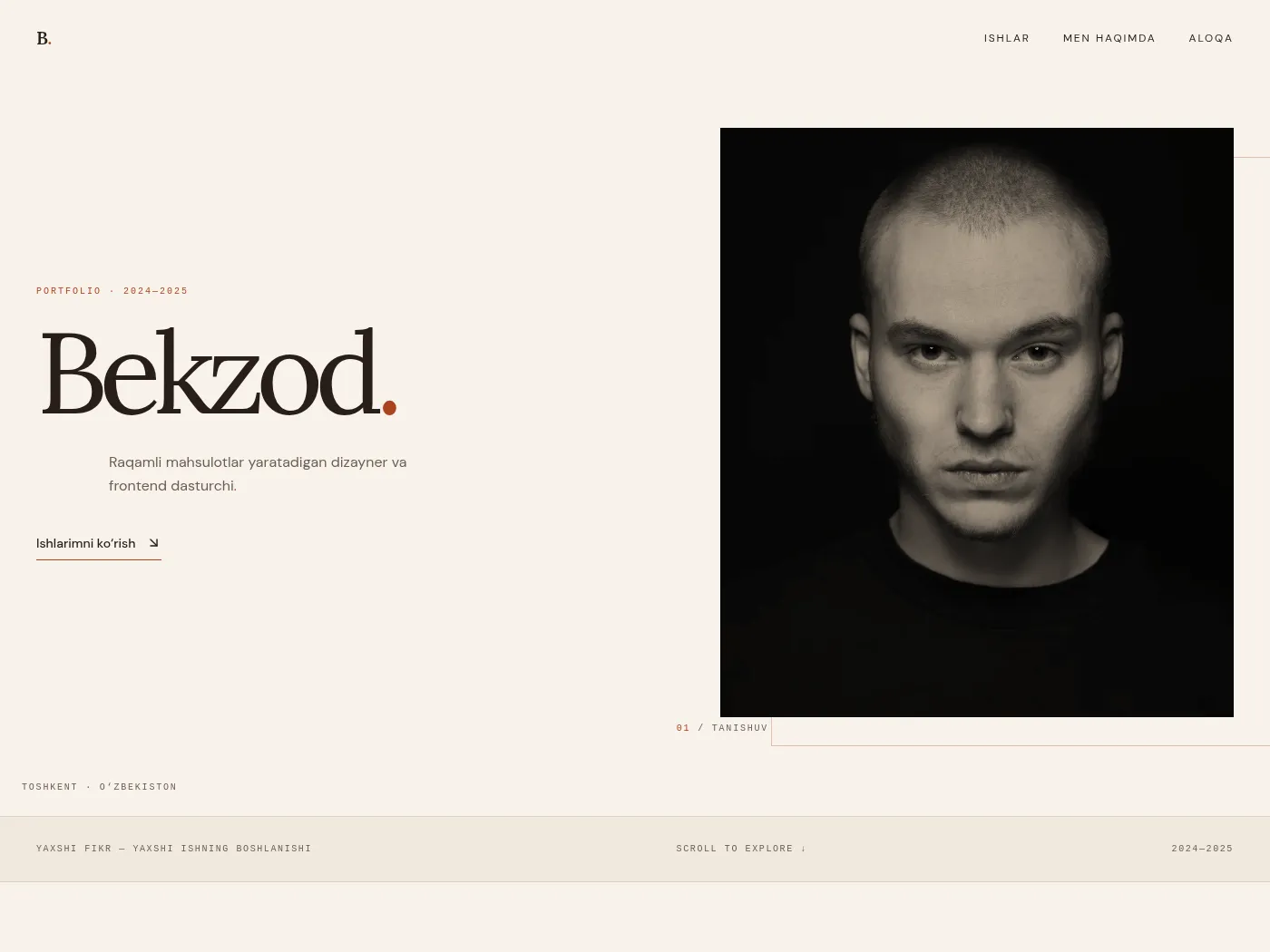 Bekzod Portfolio Uz