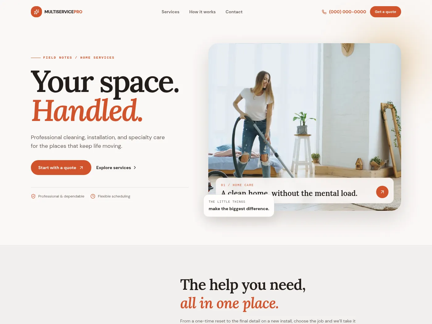 MultiService Pro Web