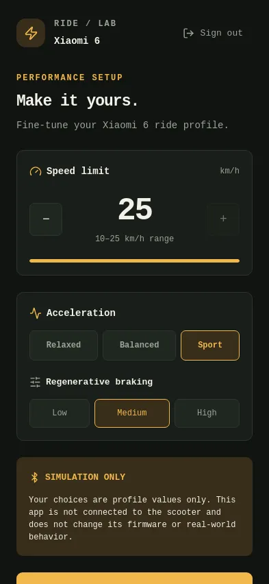 Xiaomi Scooter Tuner