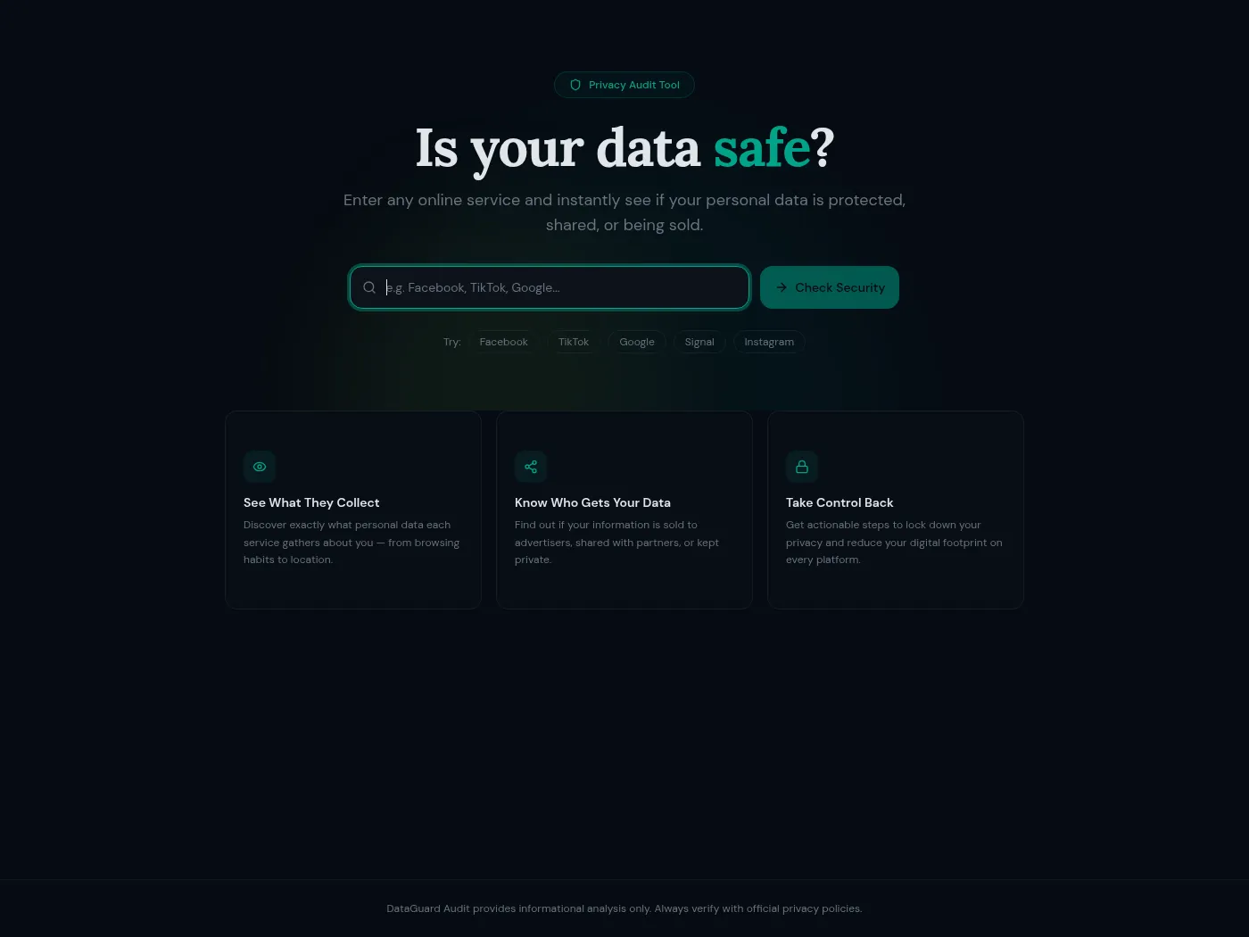 DataGuard Audit