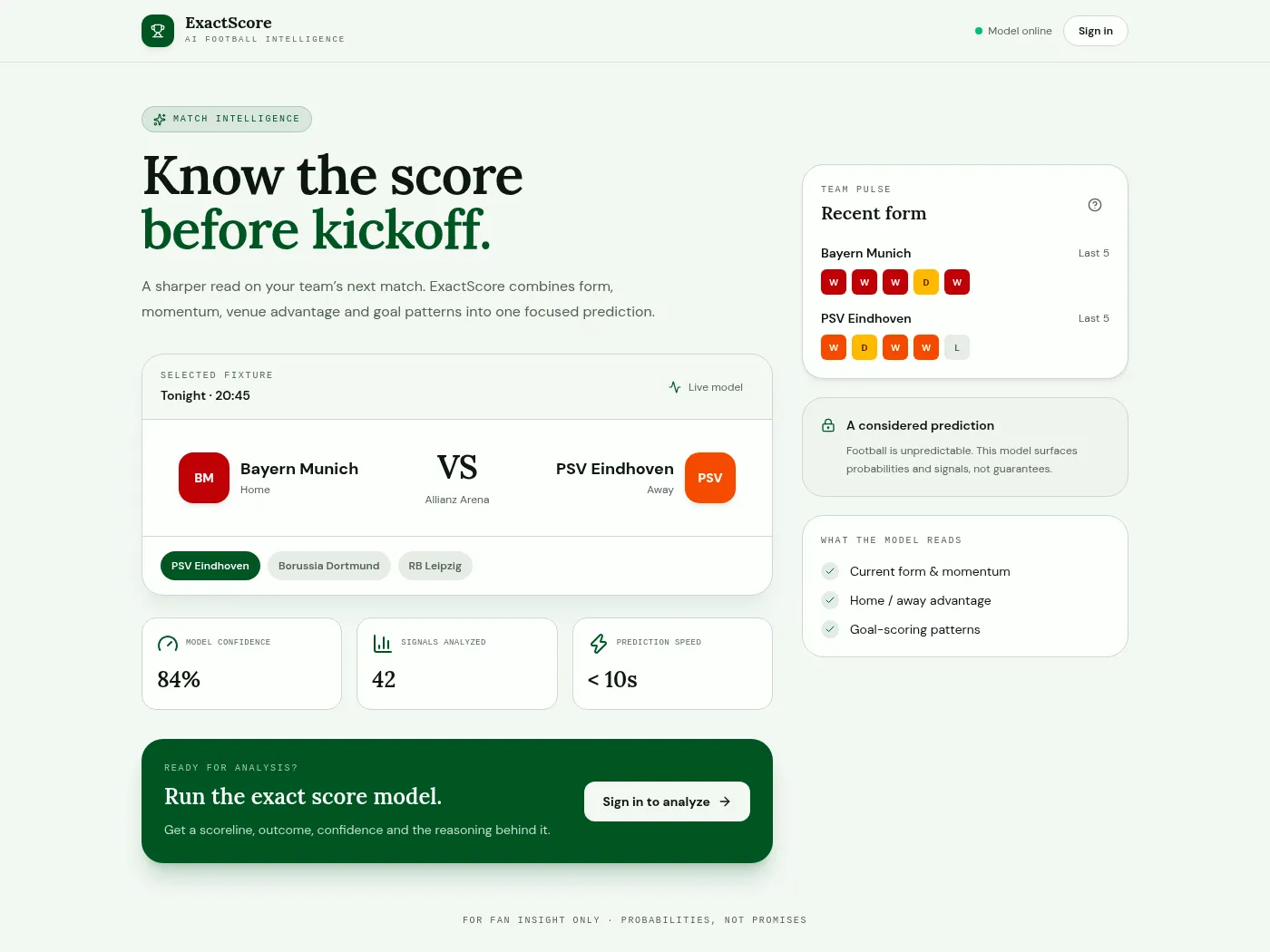 FIFA AI Score Predictor