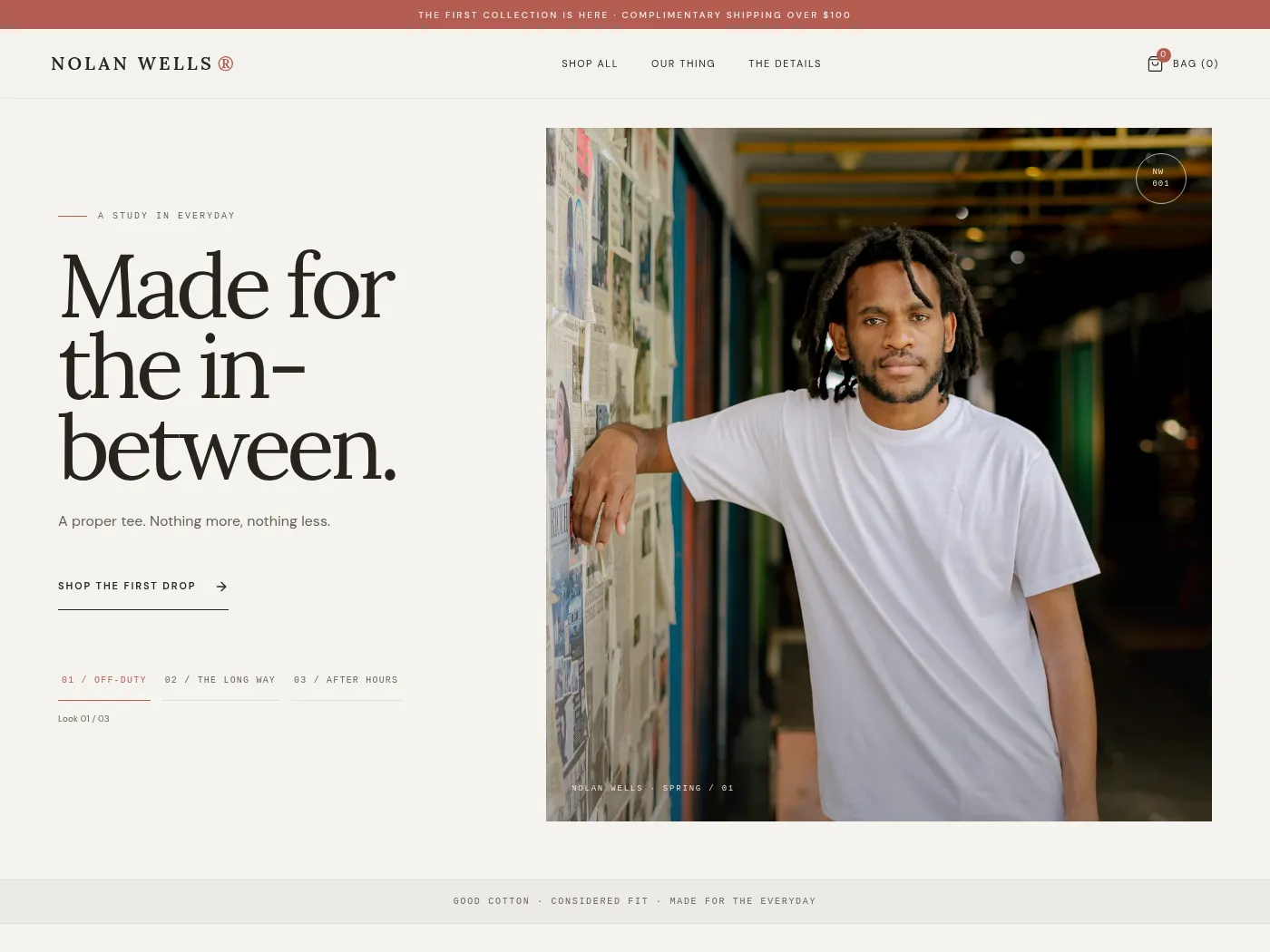 Nolan Wells Tee Shop