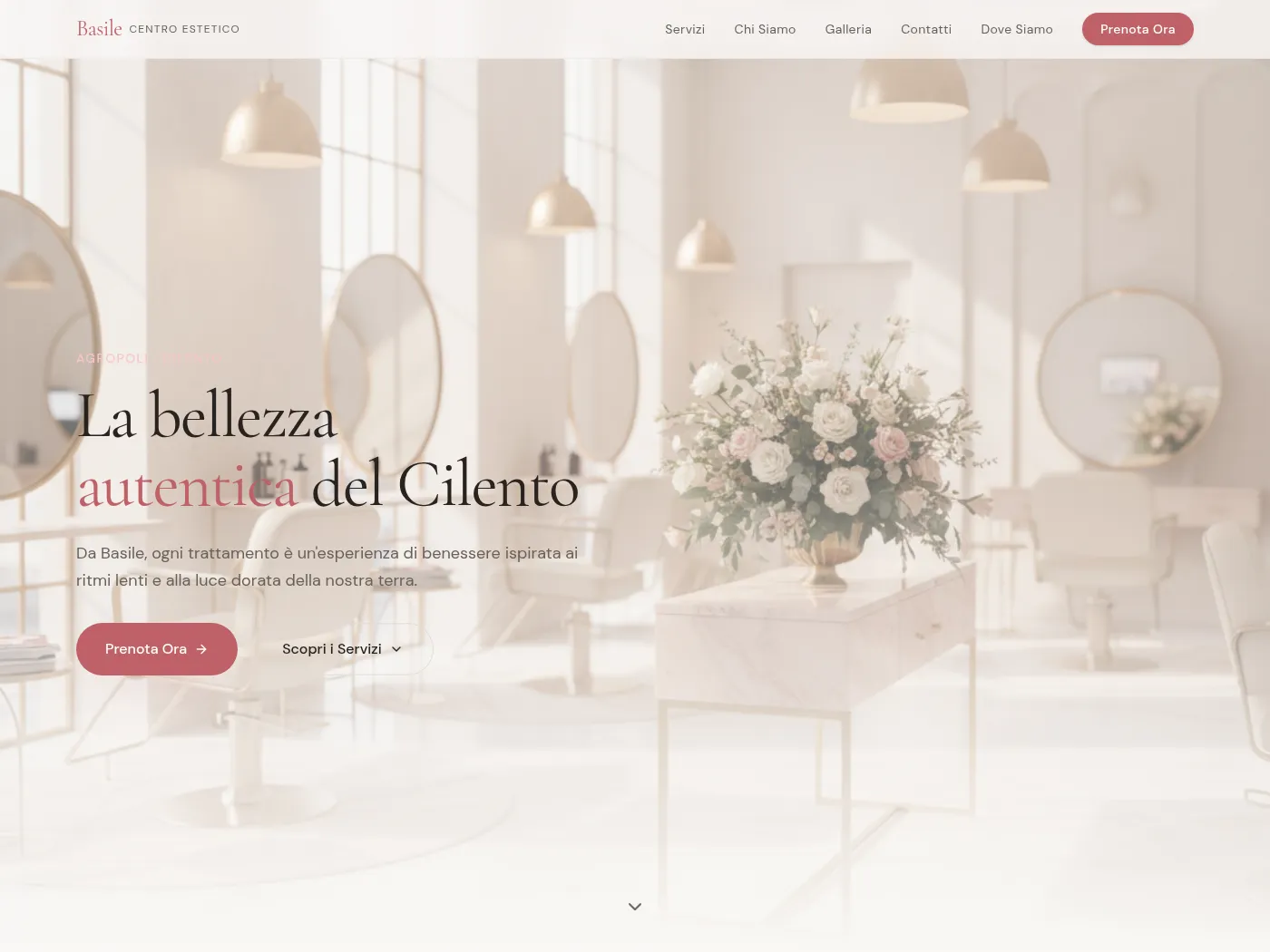 Basile Beauty 3D Site