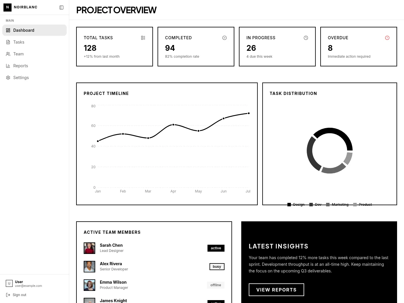 NoirBlanc Web Start