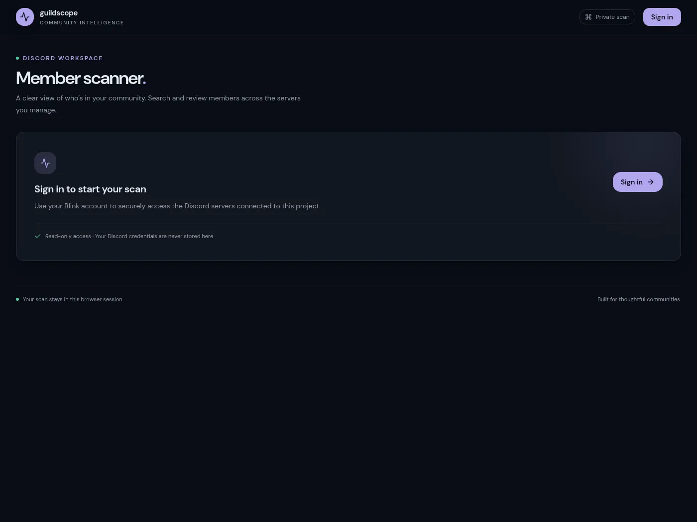 Discord User Scanner