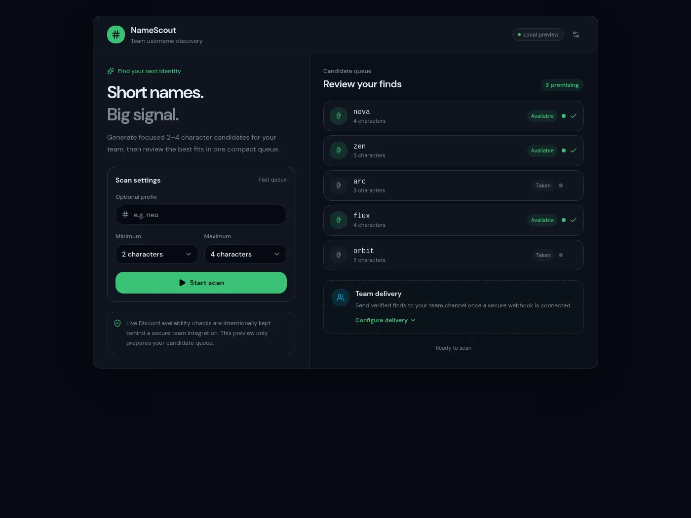 Discord Username Checker