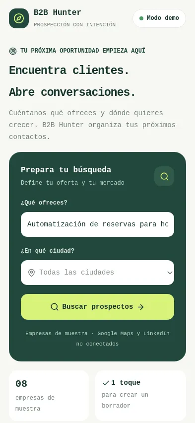 B2B Hunter App