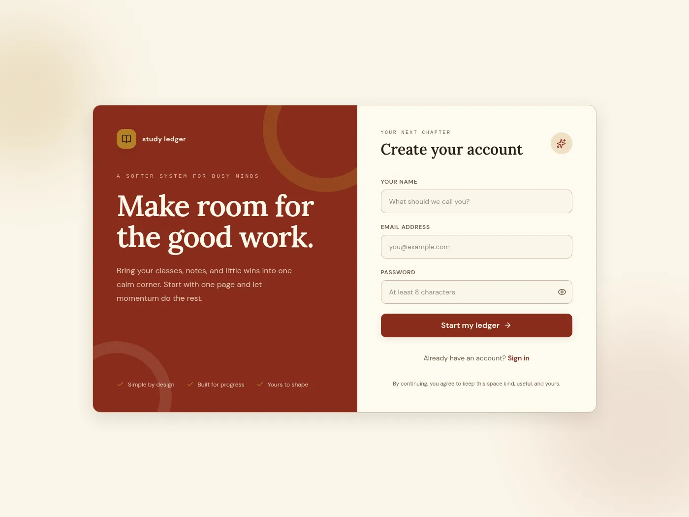 Lively Login UI