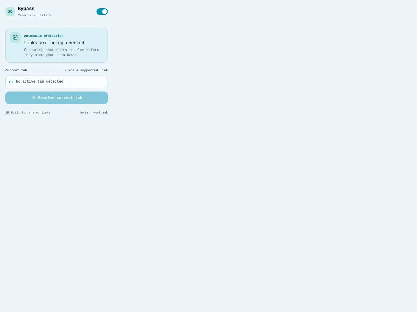 Bypass Link Shorteners