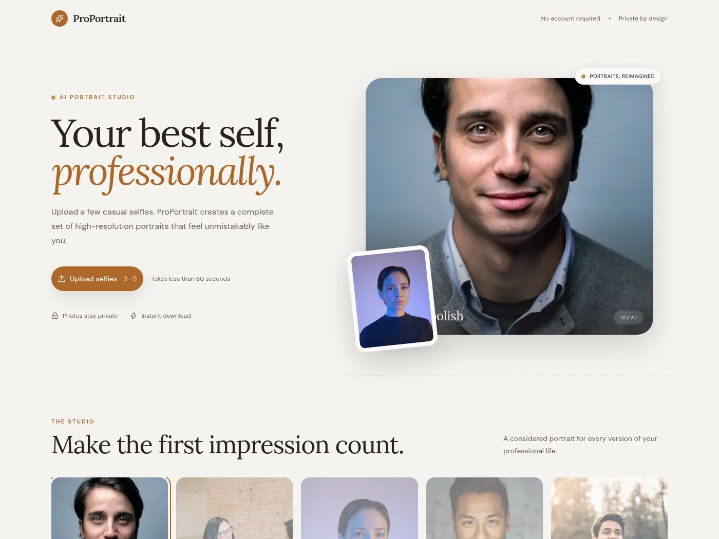 ProPortrait AI Studio