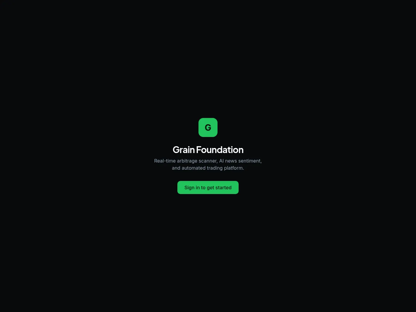 Grain Foundation Bot