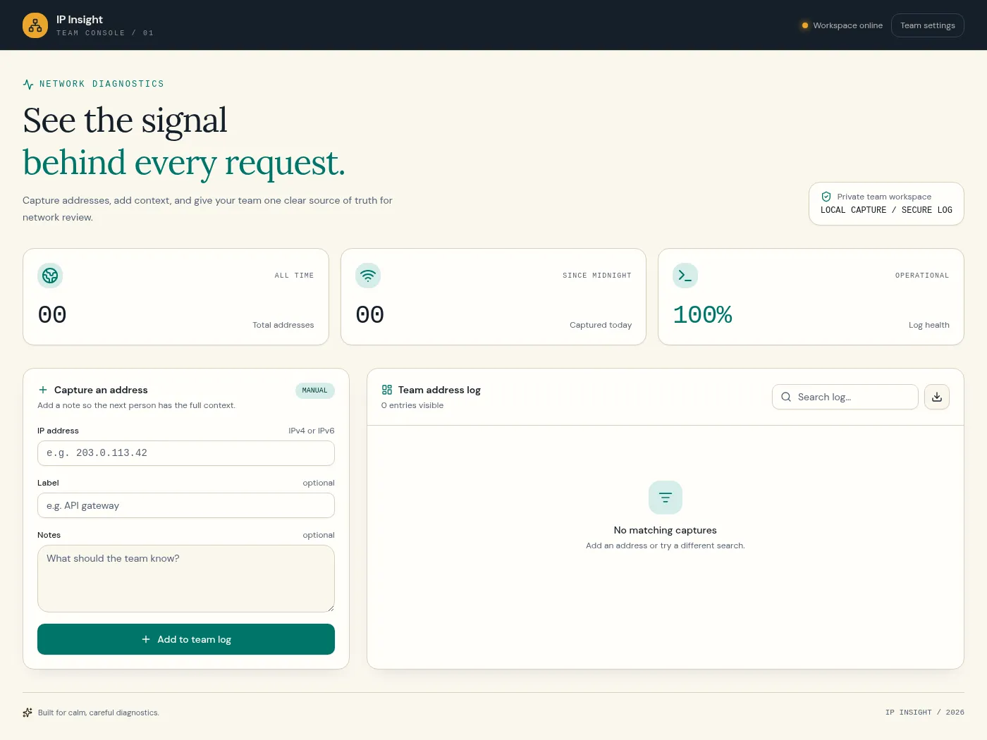 IP Insight Dashboard