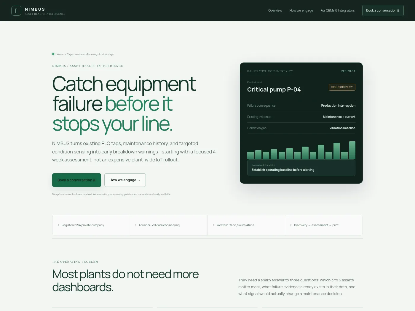Nimbus Asset Health Portal