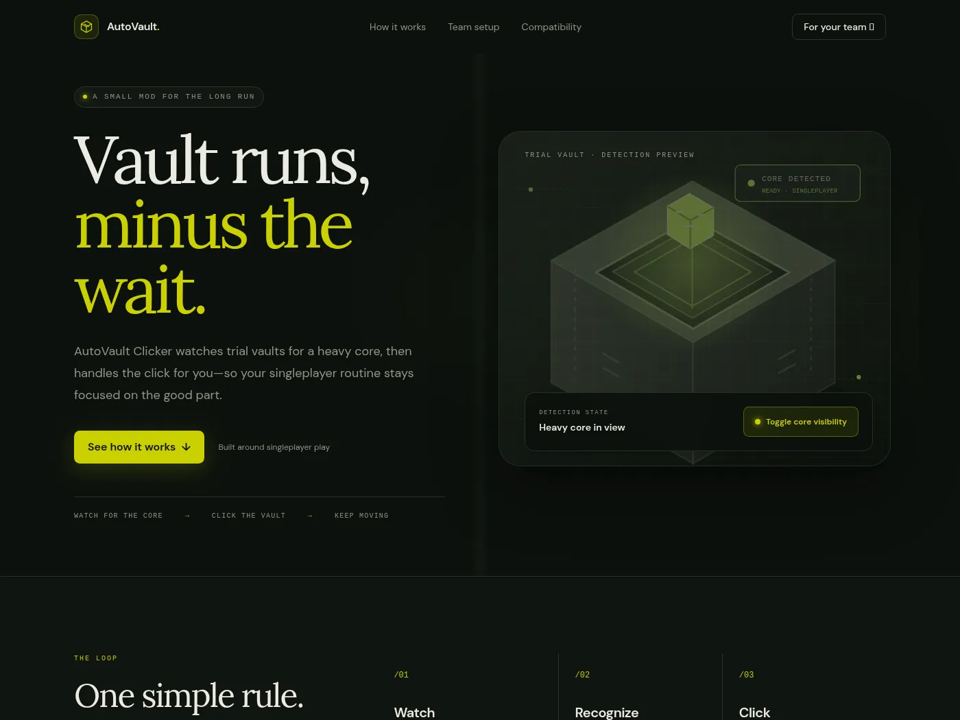 AutoVault Clicker