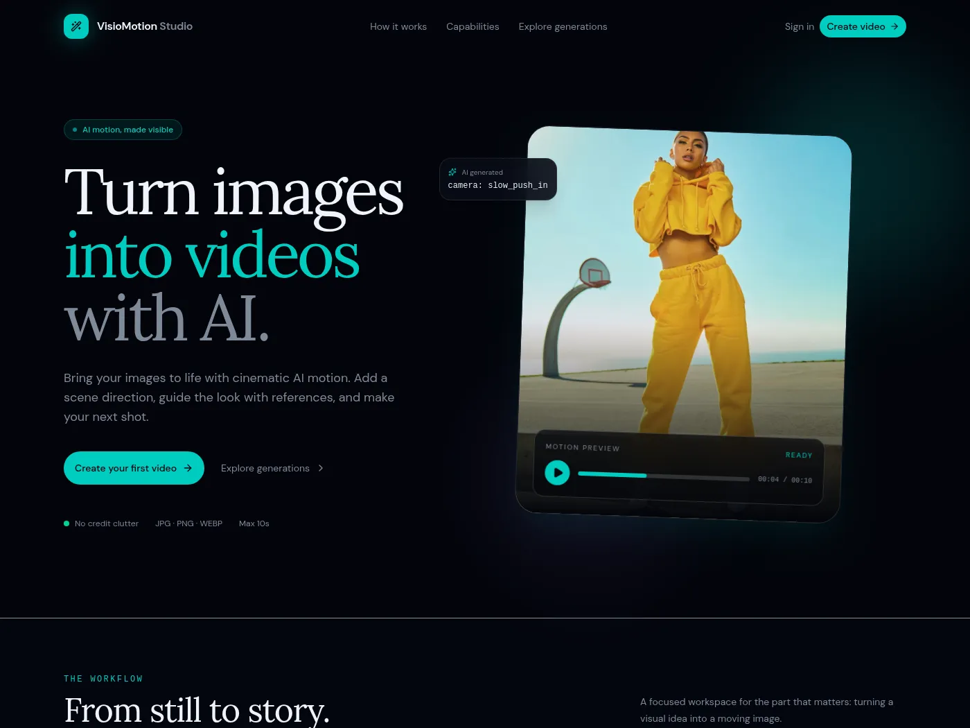 VisioMotion AI Studio