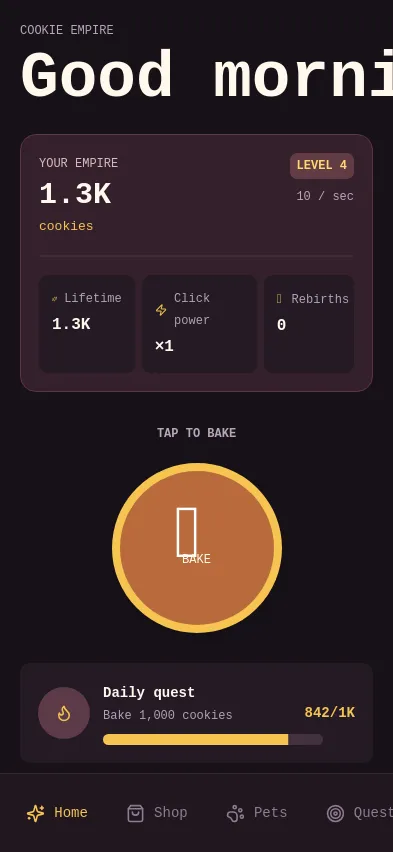 Cookie Empire Mobile